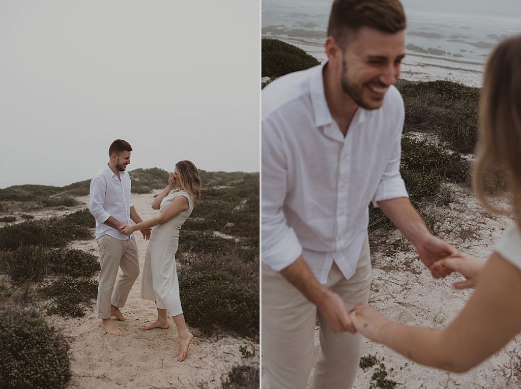 Sunset Beach Photos | Ali & Ryan - Kim Tracey Photography