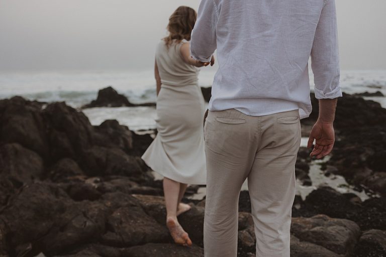 Sunset Beach Photos | Ali & Ryan - Kim Tracey Photography