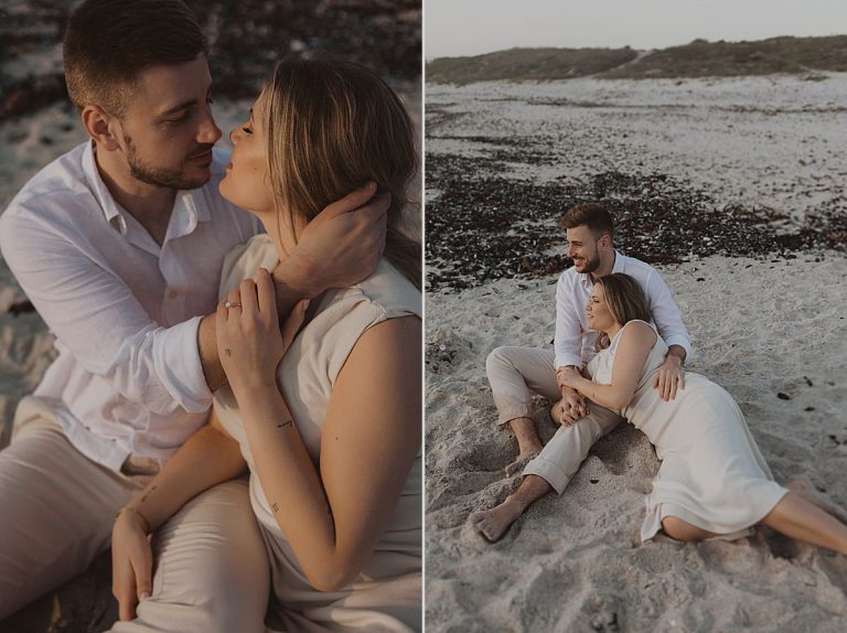 Sunset Beach Photos | Ali & Ryan - Kim Tracey Photography