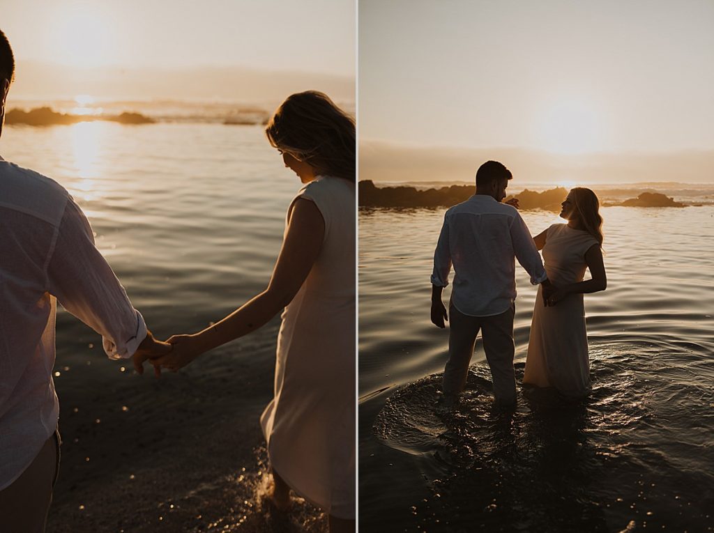 Sunset Beach Photos | Ali & Ryan - Kim Tracey Photography